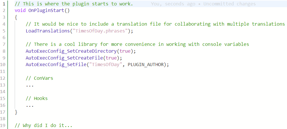 Общий стиль написания кода на SourcePawn | Сообщество администраторов игровых серверов HLmod.net